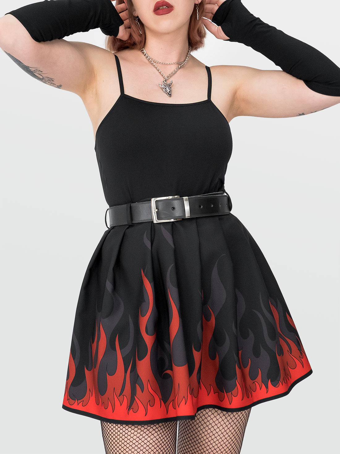 Ember Flames Pleated Skirt | SKYDANCE – SKYDANCE.PL